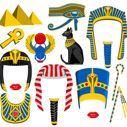 Ancient Egypt Photo Booth Props: egypt THEME Party - Etsy