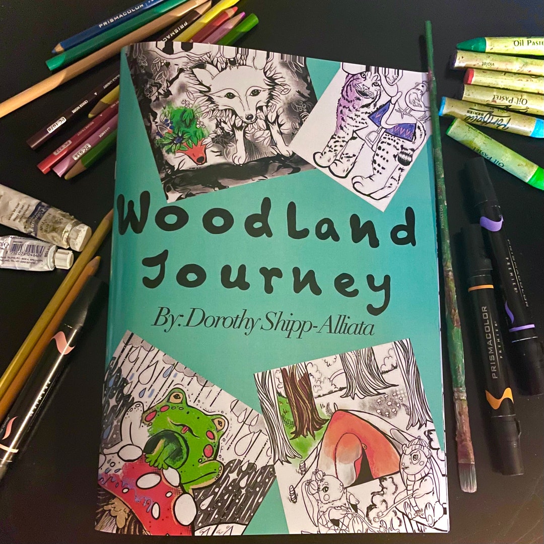 Woodland Journey Coloring Book | by Dorothy Shipp-alliata | 15 Pages ...