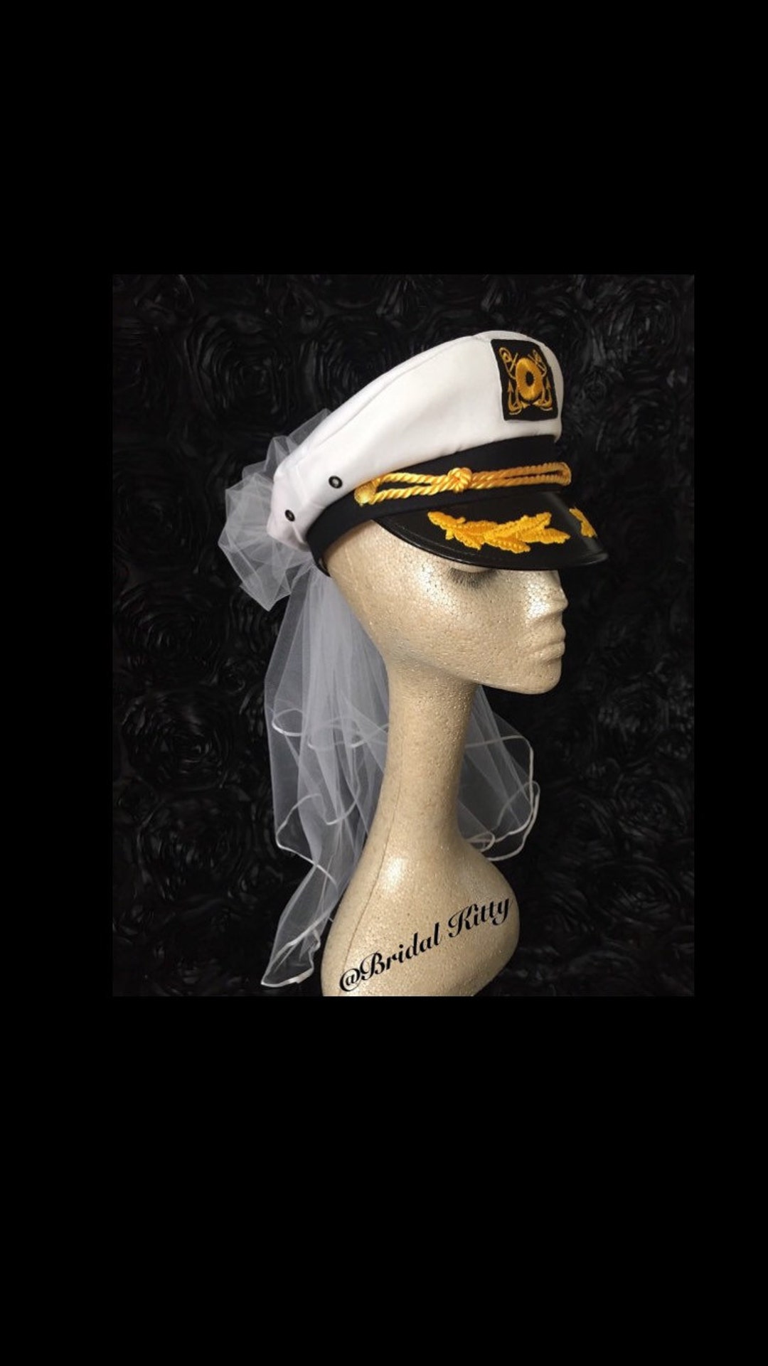 Nautical Bride Bachelorette Party Captain Hat Last Sail Before the Veil ...