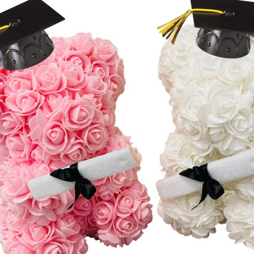 Graduation Rose Bear 10 Tall Baby Shower Decor - Etsy