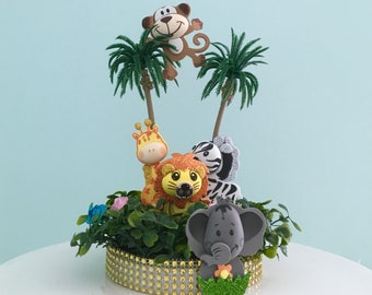 Safari cake topper | Etsy