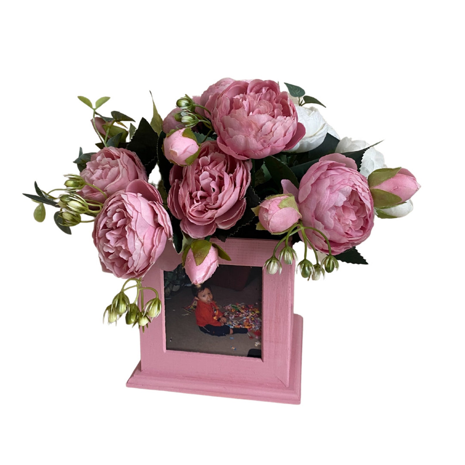 ABC Block Centerpiece Photo-frame Home Decor Baptism - Etsy