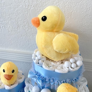 Duck Diaper Cake 3 Tier Bathtub Themed Diaper Cake, It's a Boy Cake, It ...