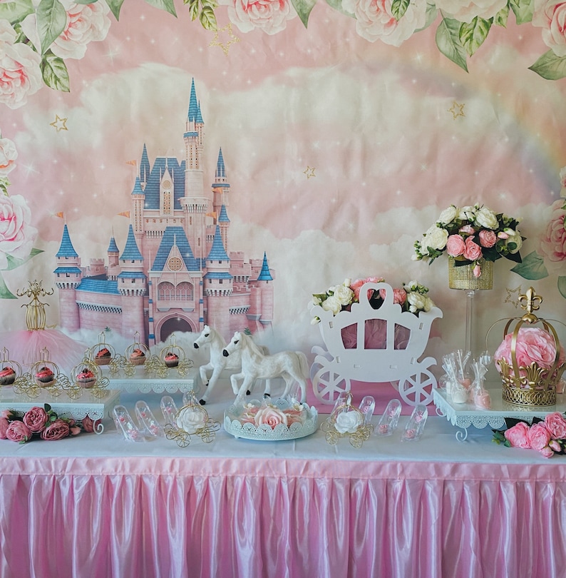 Cinderella Carriage Table Decor Princess Carriage With Horses | Etsy