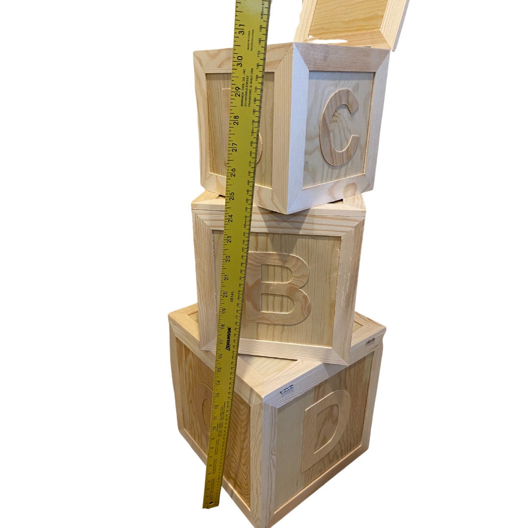 ABC Blocks Nursery Decor Popular Decor Storage Boxes Baby - Etsy