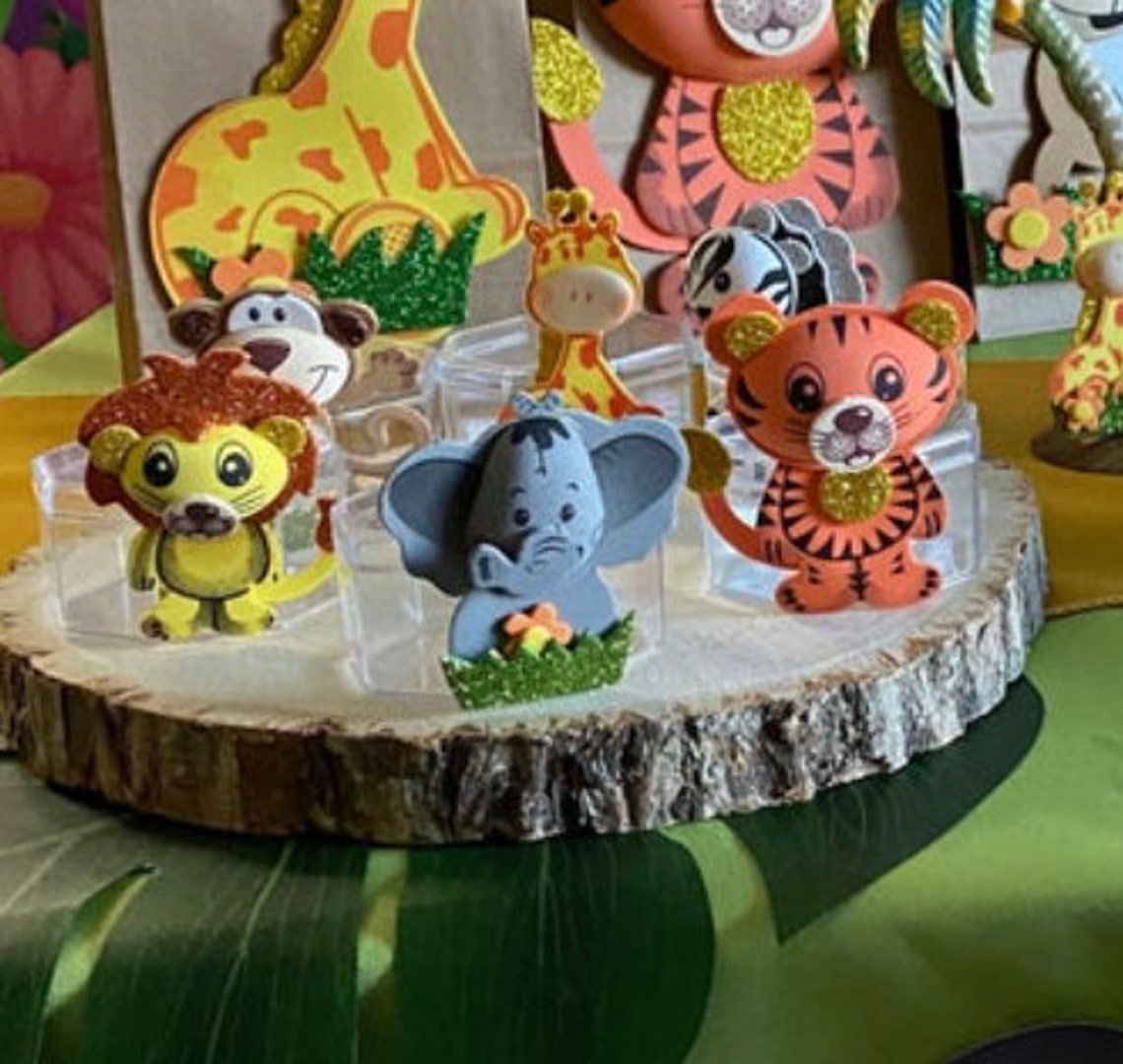 Safari Themed Favor Boxes Safari Animals Jungle Themed Favor - Etsy