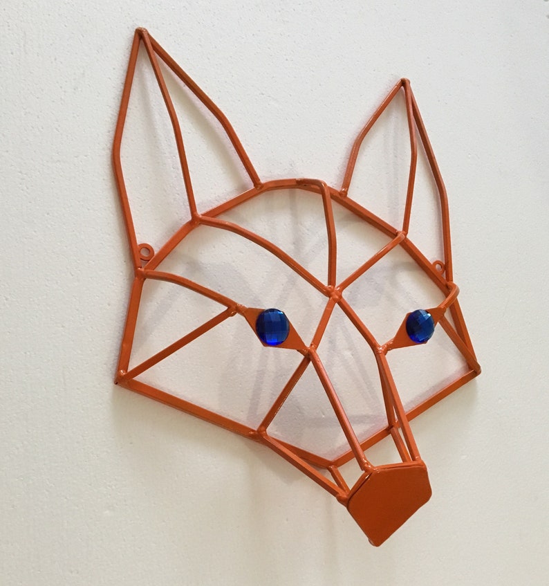 Fox Head Wall Decor Wall Art Baby Boy Nursery Decor Wall - Etsy
