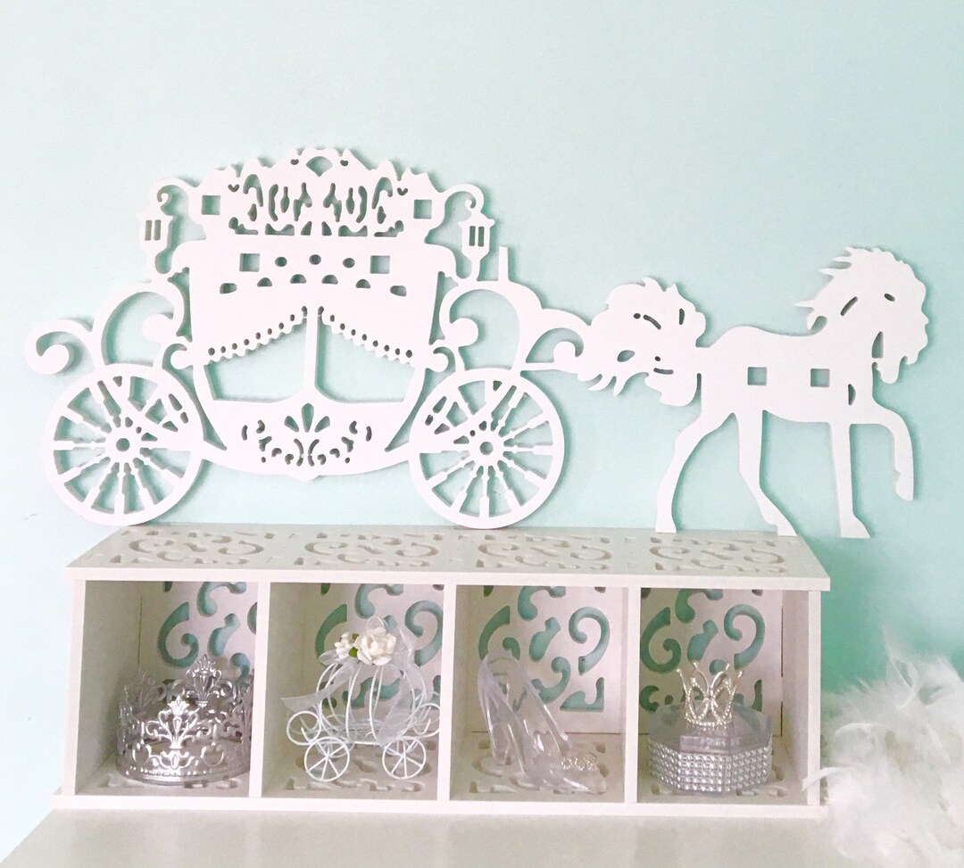 Gorgeous Carriage With Horse Table Decor for Your Little Princess - Etsy