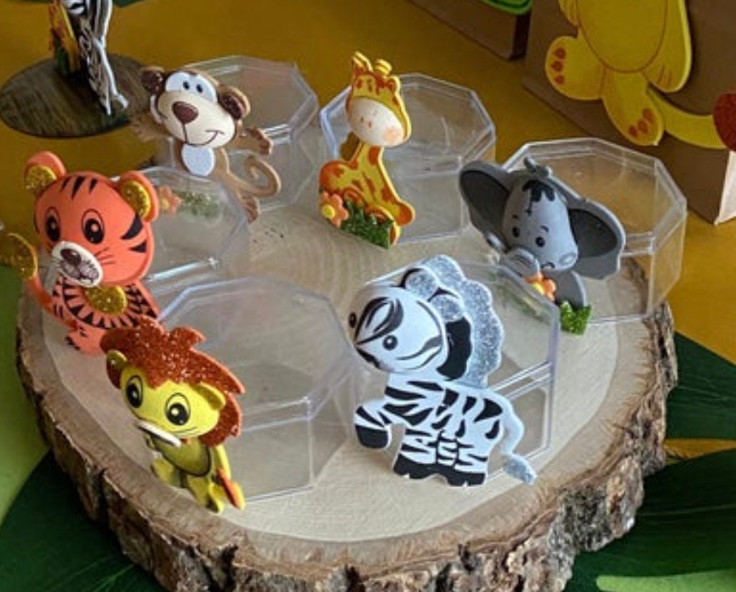 Safari Themed Favor Boxes Safari Animals Jungle Themed Favor | Etsy