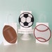 Basketball, Soccer, Football, Baseball Treat Bags, 8.5" Height Gift ...