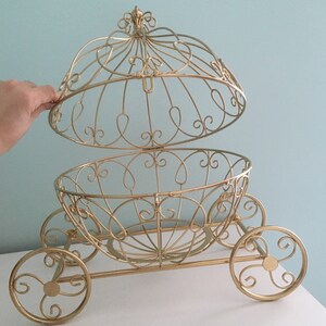 Carriage, Big Size 14.5" Height, Beautiful Cinderella Pumpkin Coach ...