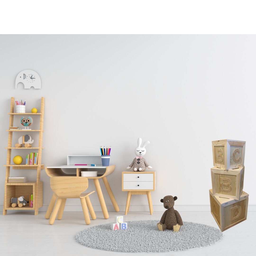 ABC Blocks Nursery Decor Popular Decor Storage Boxes Baby - Etsy