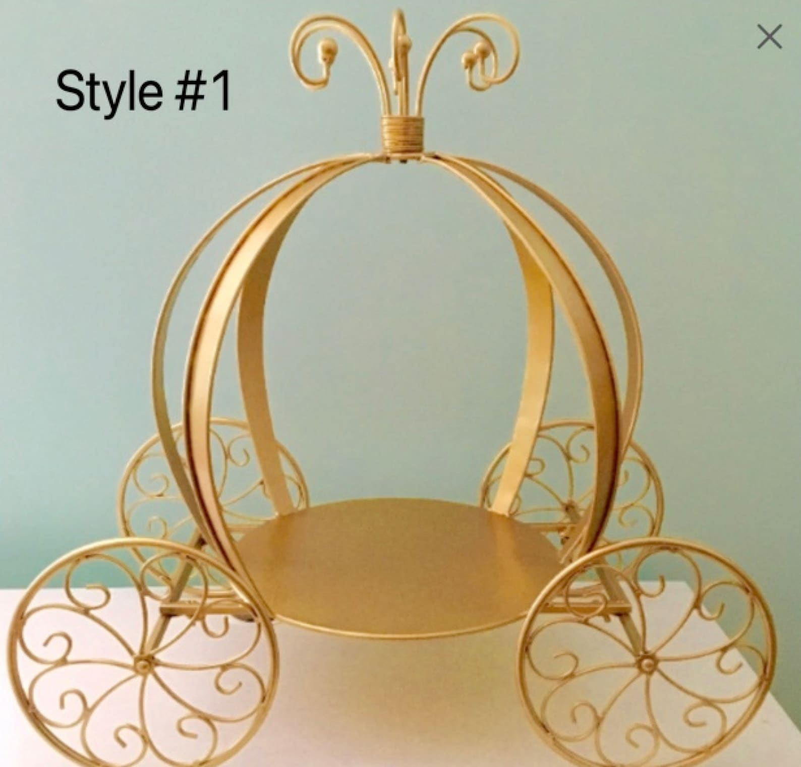 Giant Carriage Cake Stand Big Size 25 Height Beautiful - Etsy