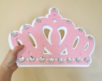 Huge Gorgeous Crown Wall Decor With Sheers for Your Little | Etsy