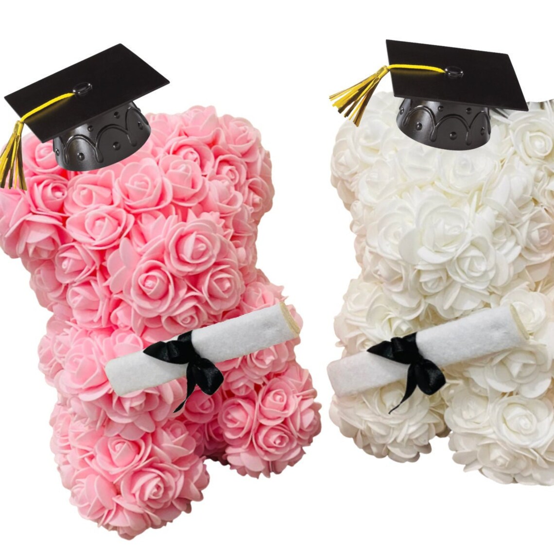 Graduation Rose Bear 10 Tall Baby Shower Decor - Etsy