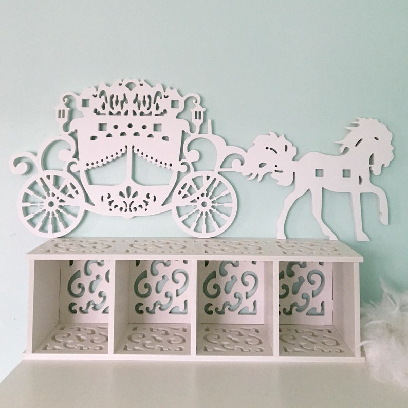 Gorgeous Carriage With Horse Table Decor for Your Little | Etsy
