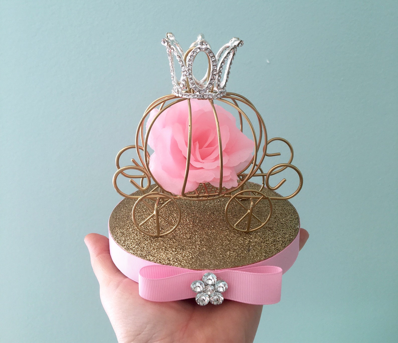 Carriage Cake Topper for Your Fairy Tale Wedding Cakes Christening or ...