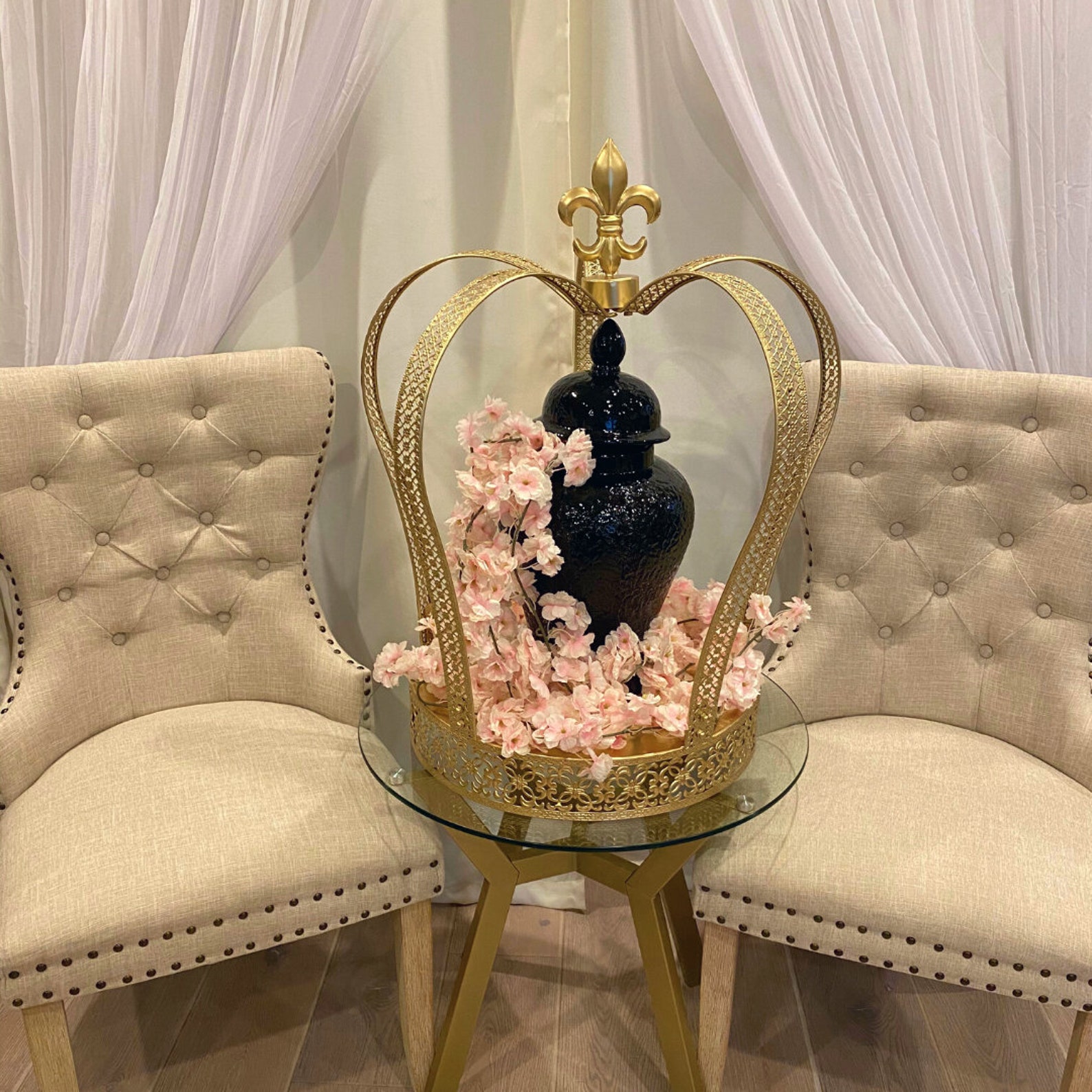 Biggest Crown Cake Stand , Metal Crown Cake Stand, Royal Themed Event ...