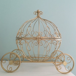 Carriage, Big Size 14.5" Height, Beautiful Cinderella Pumpkin Coach ...
