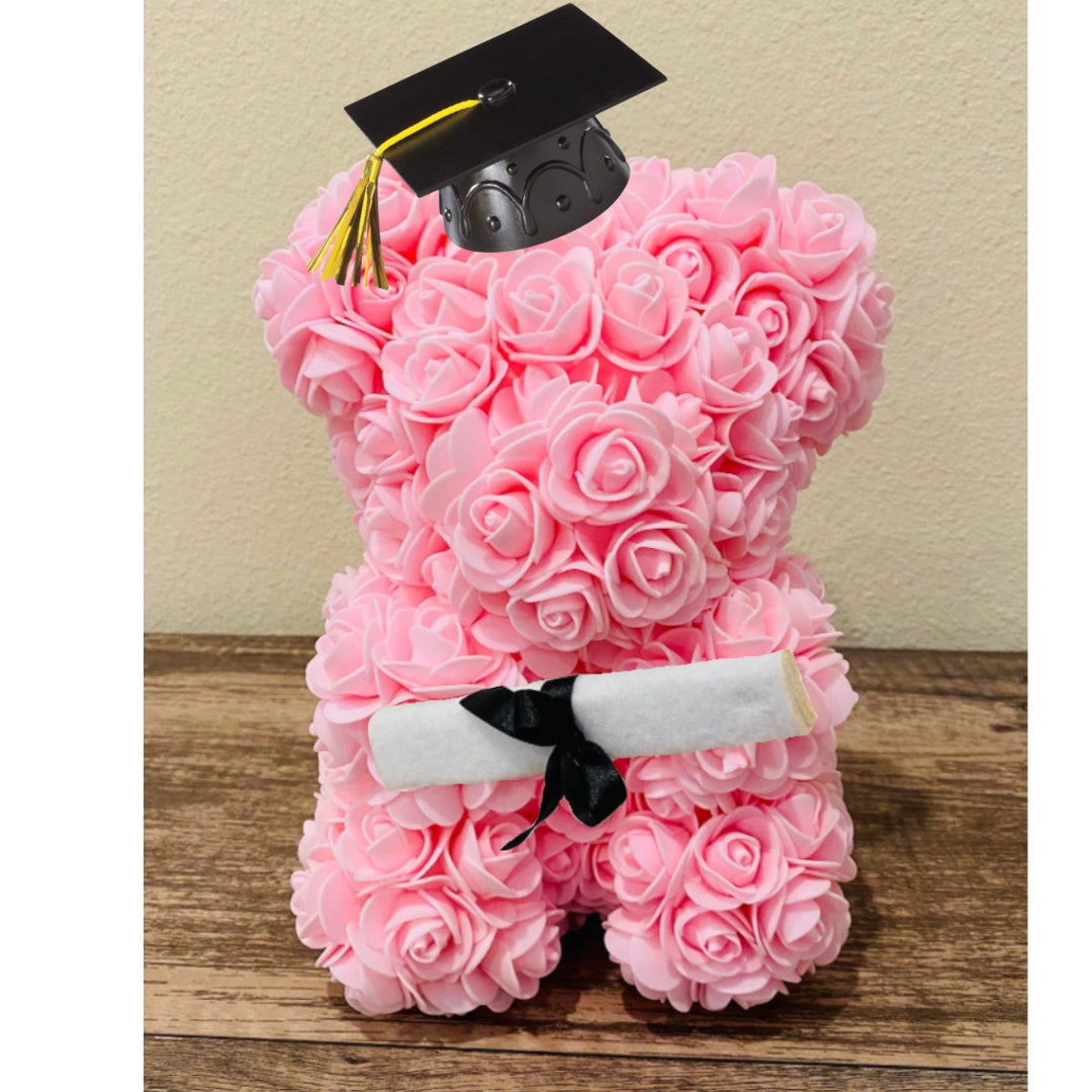 Graduation Rose Bear 10 Tall Baby Shower Decor - Etsy