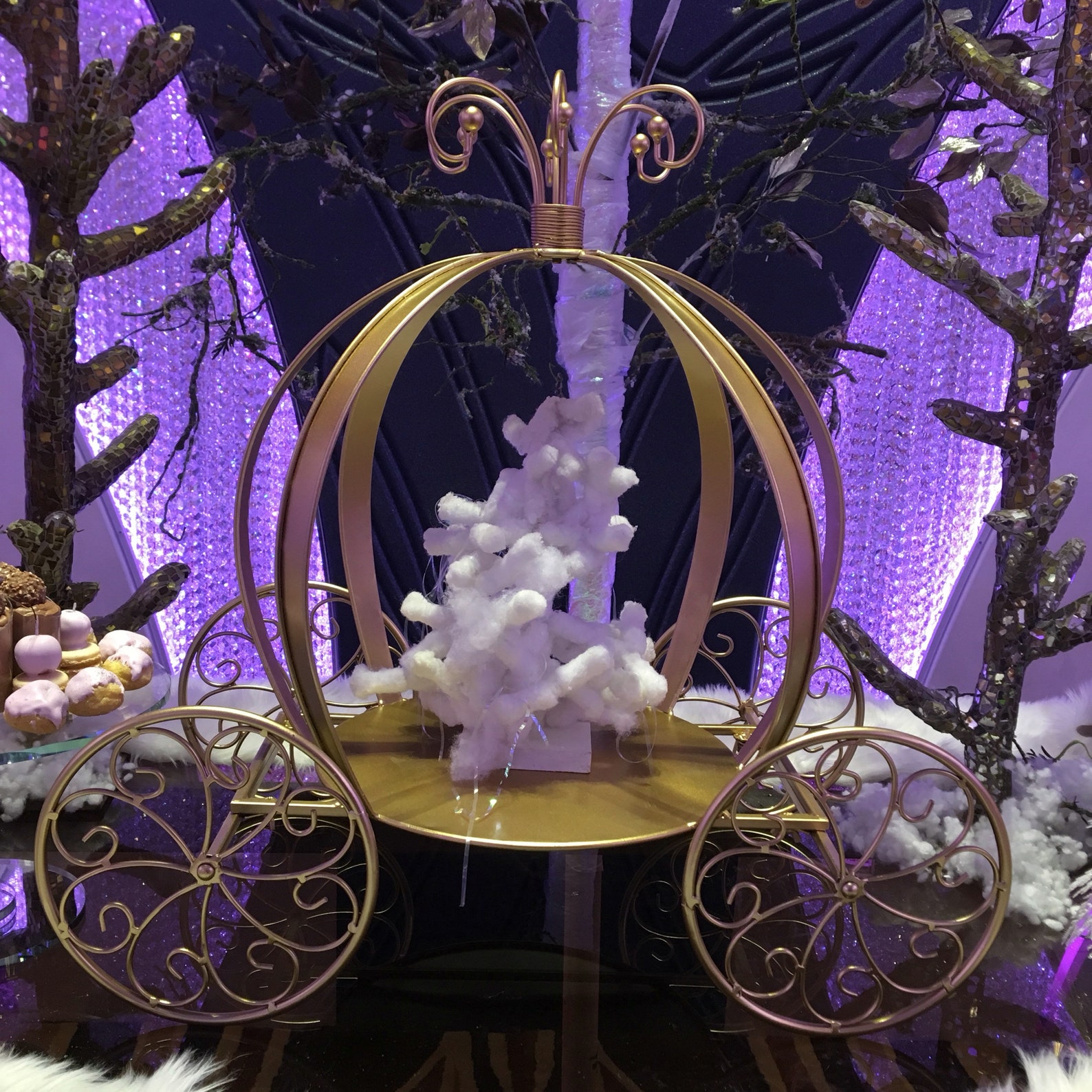 Carriage Cake Stand Giant Size 25 Metal Cinderella - Etsy