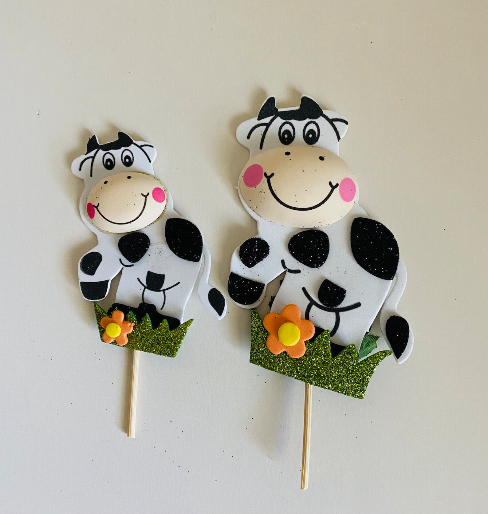 Cow Foam Decorations 3 Different Sizes Farm Animals Farm | Etsy