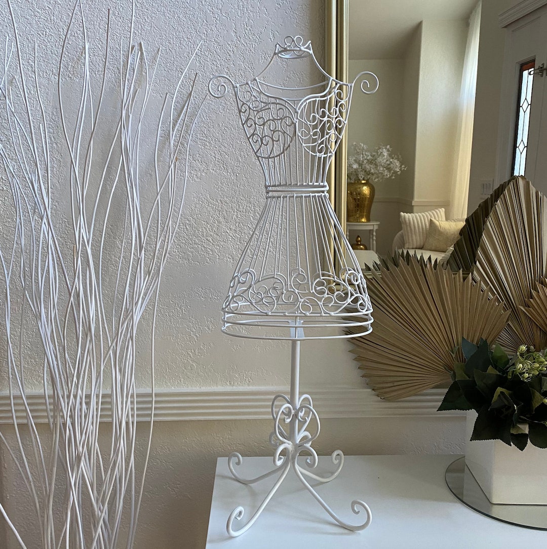 29" Wire Dress Form, Princess Theme Centerpiece Ballerina Centerpiece ...