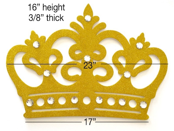 Crown Wall Decor Glitter Foam Decoration Backdrop Royal - Etsy