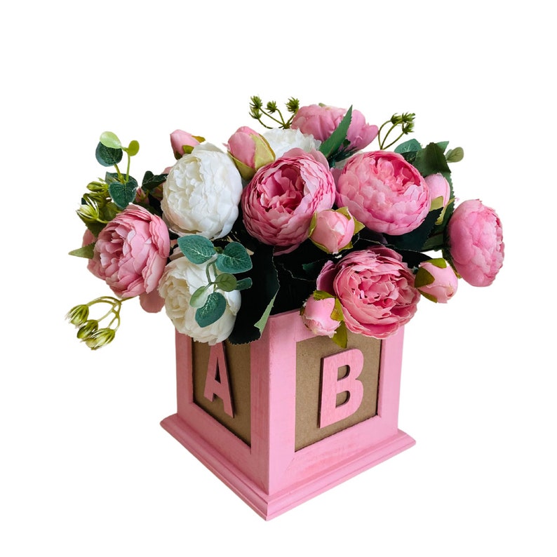 ABC Block Centerpiece Photo-frame Home Decor Baptism - Etsy