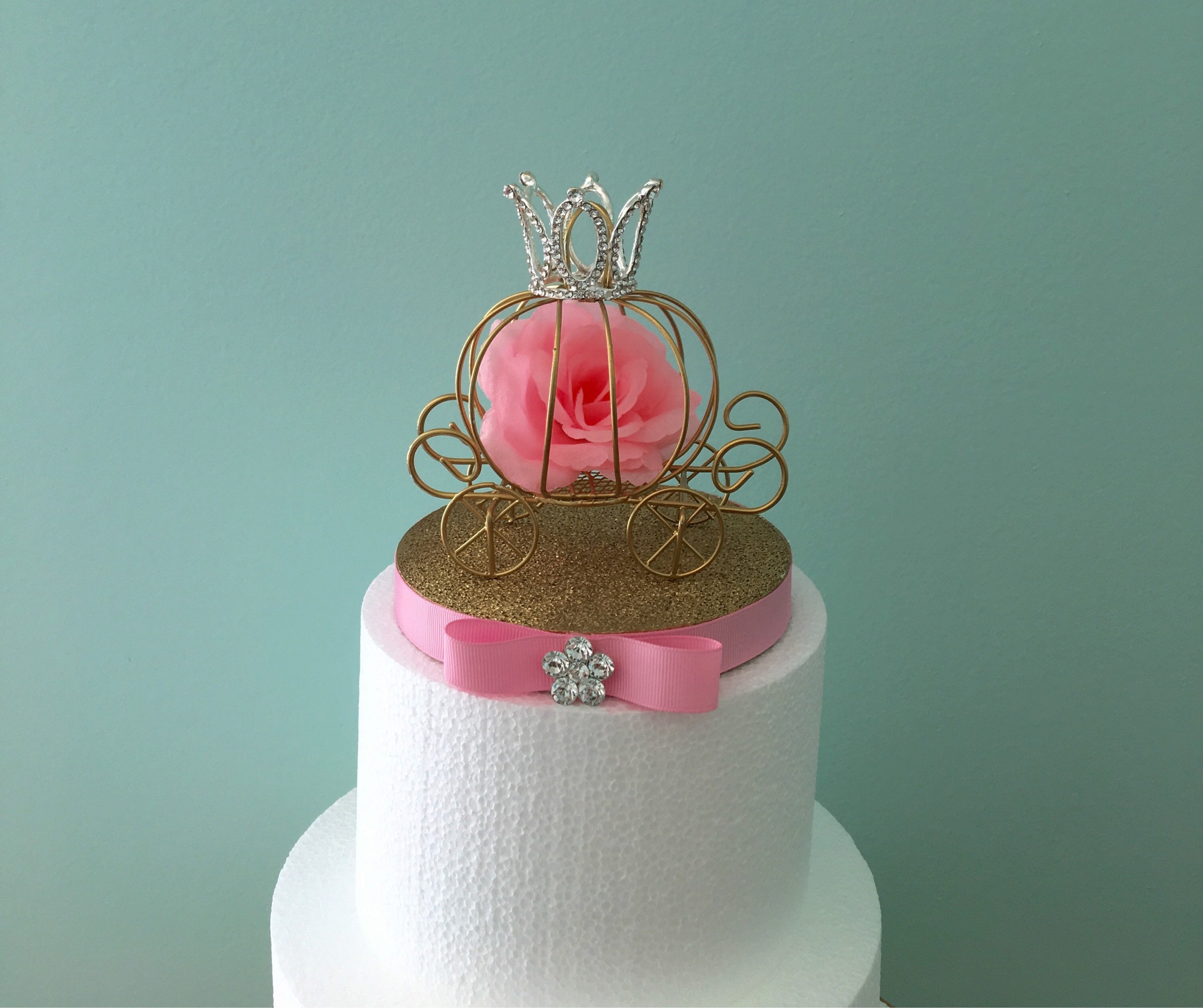 Carriage Cake Topper for Your Fairy Tale Wedding Cakes Christening or ...