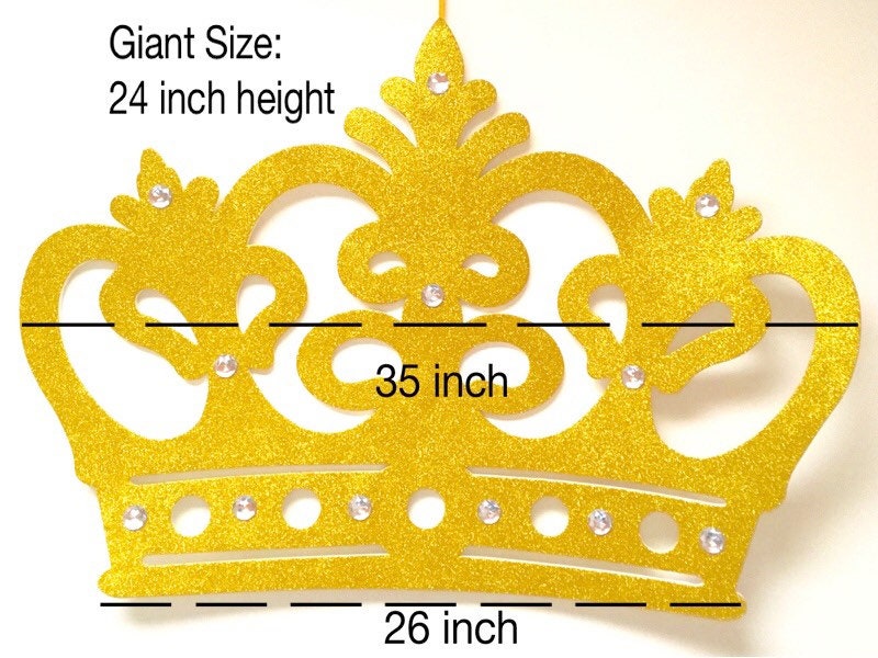 Huge Gorgeous Crown Wall Decor With Sheers for Your Little - Etsy
