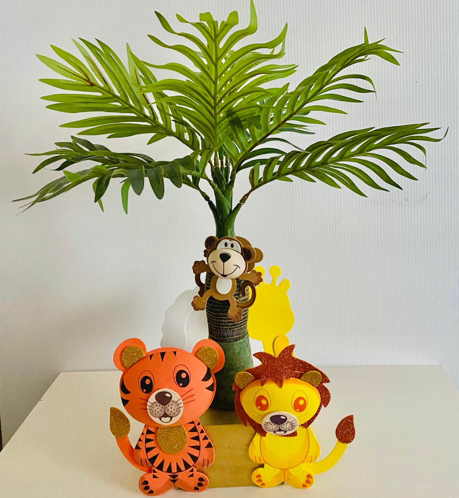 Set of 6 Safari Animals Foam Decorations 3 Different Sizes - Etsy
