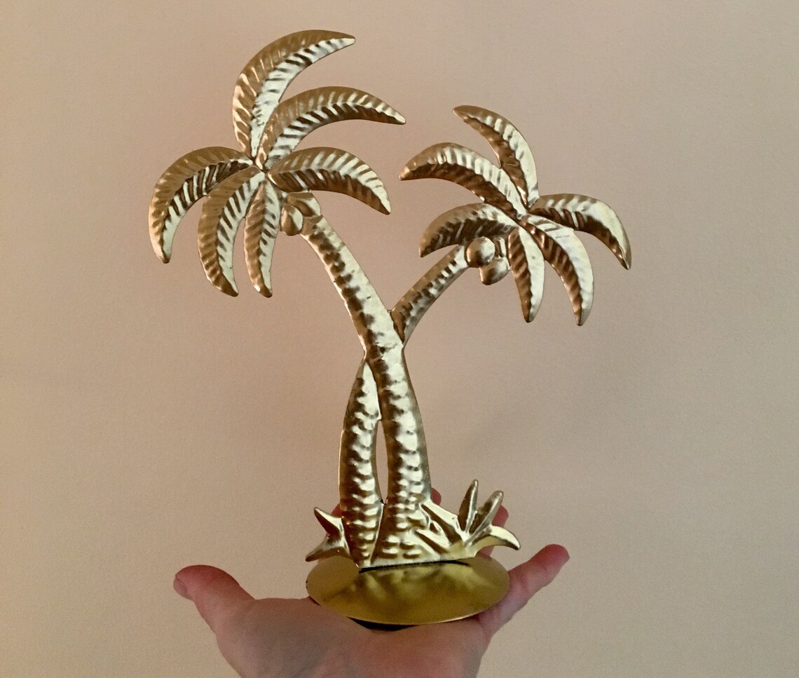 Flamingo Themed Cake Topper Palm Tree Cake Topper Table - Etsy