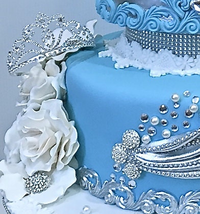 Royal Blue and Clear Gems, Jumbo Flat Back Rhinestones, 3 Sizes - Etsy