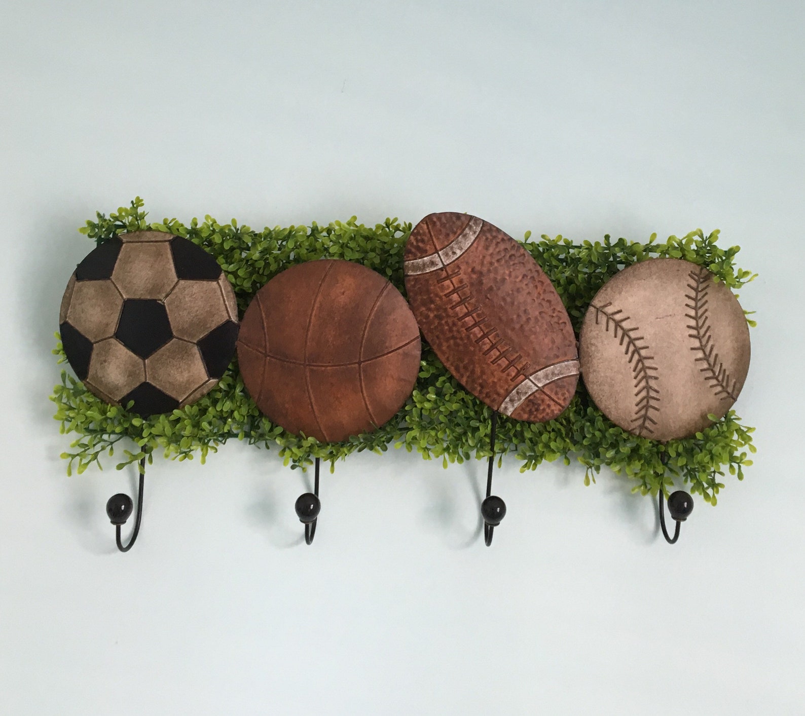 Sport Wall Decor Basketball Soccer Football Baseball Wall - Etsy