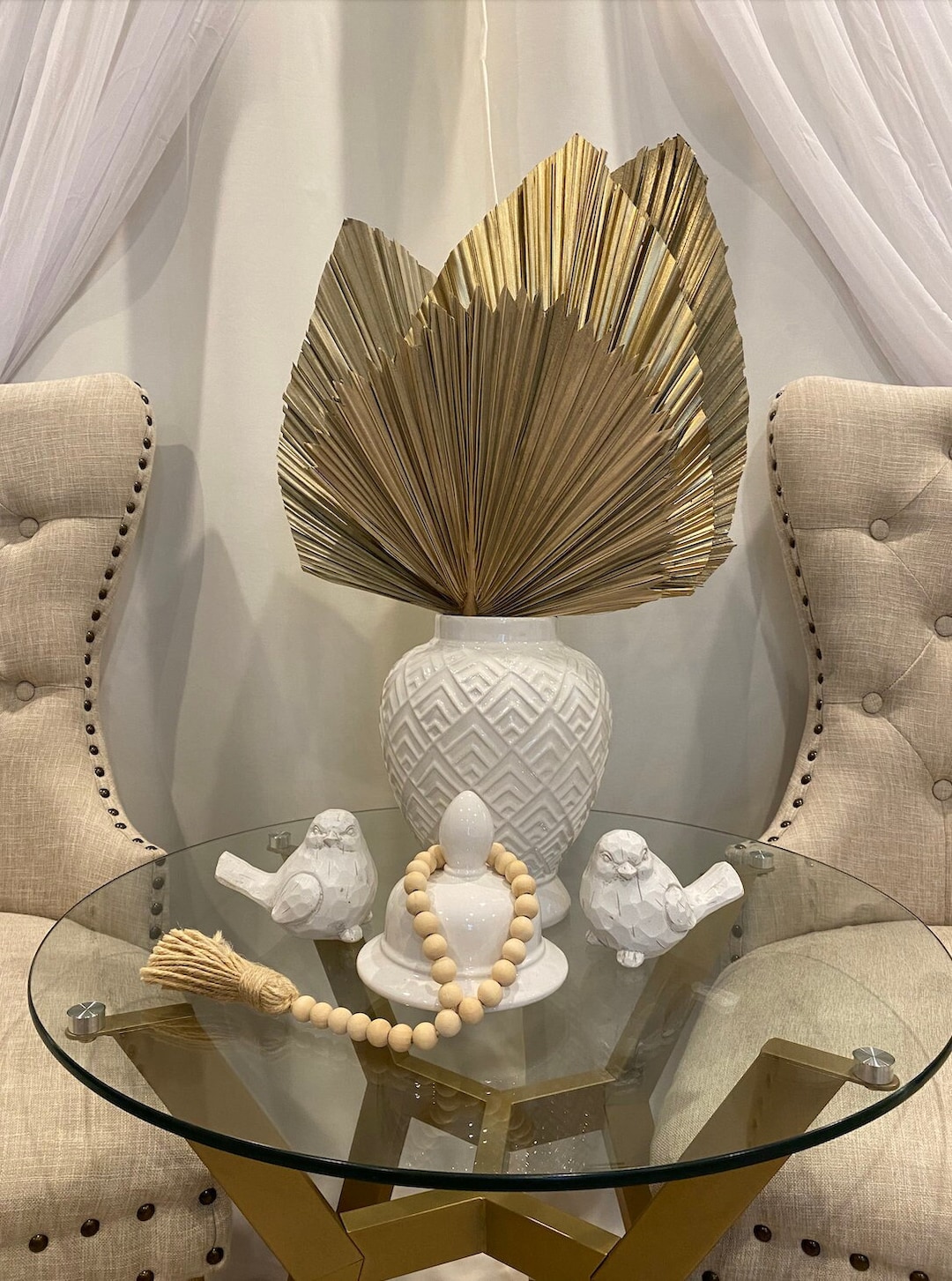 Natural Dried Palm Leaves, Table Decoration, Palm Leaf Decor, Fan Palm ...