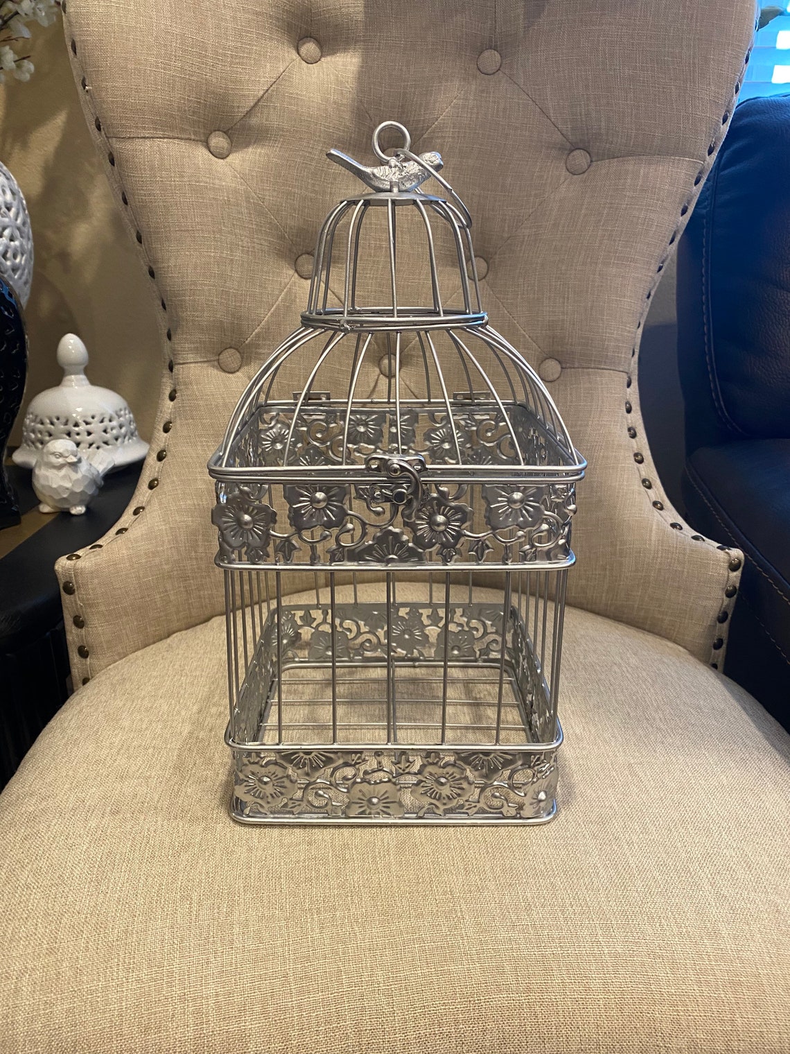 Bird Cage Card Holder Money Box or Flower Centerpiece 3 - Etsy Canada