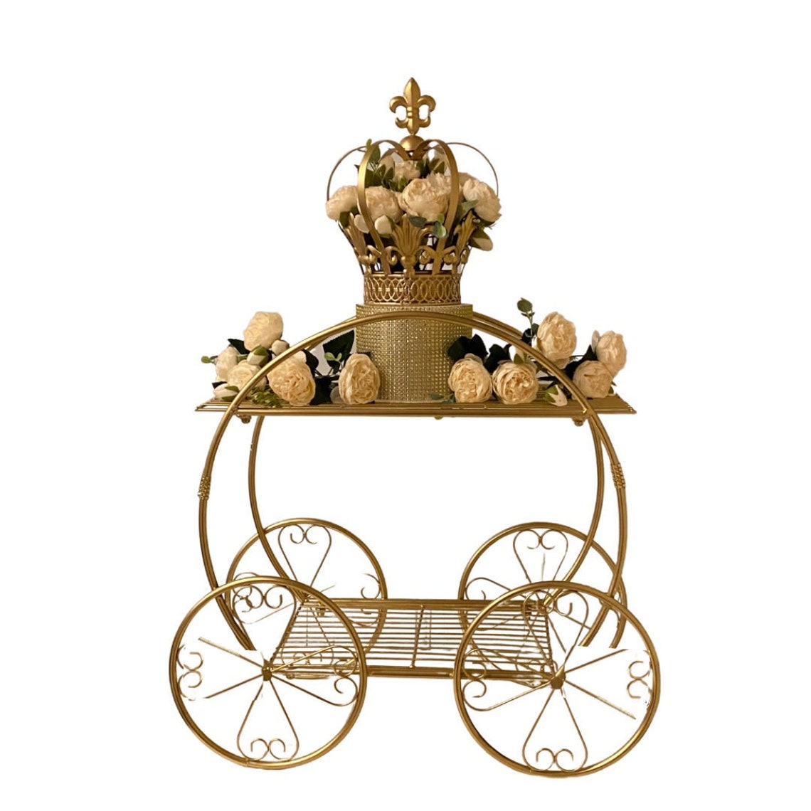 Giant Carriage Cake Stand Big Size 35 Wheel to Wheel - Etsy
