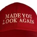 Made You Look Again - Ball Cap (various Colors With White Stitching) - Etsy