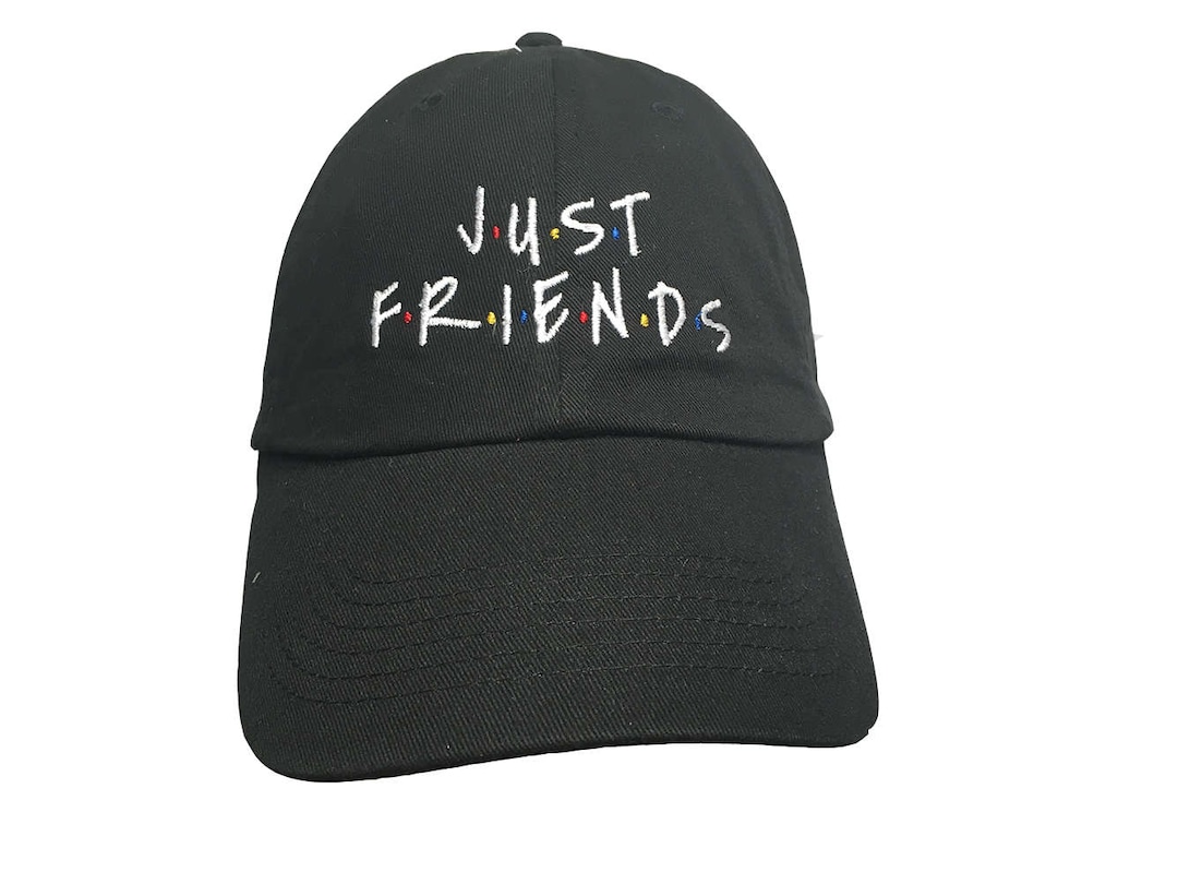 Just Friends (polo Style Embroidered Ball Cap) - Etsy