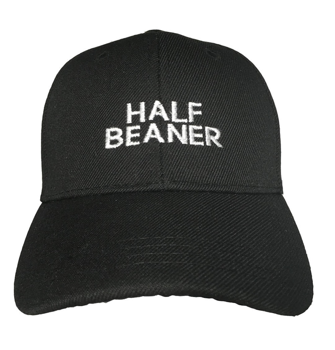Half Beaner youth Size Dad Cap Polo Style Ball Cap Black - Etsy