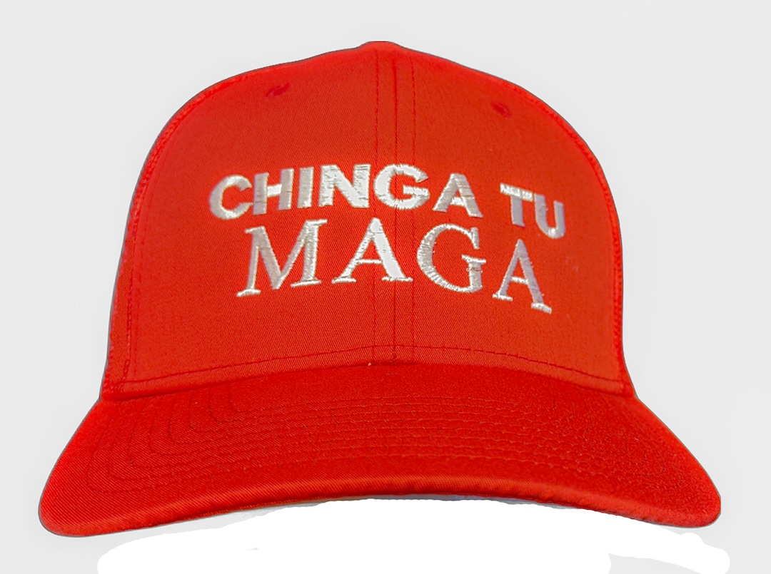 Chinga Tu MAGA - Ball Cap (red With White Stitching) - Etsy