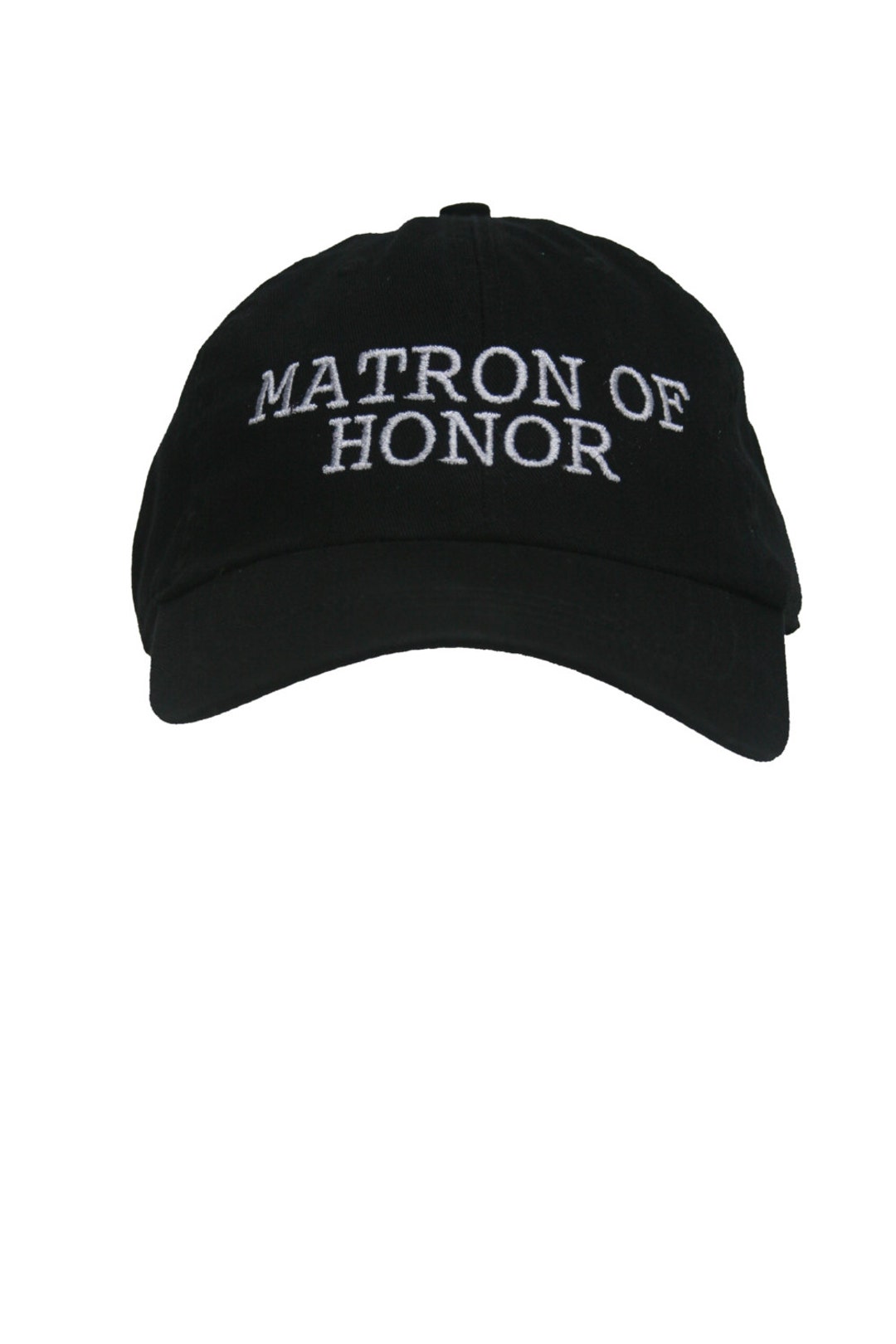 Matron of Honor - Ball Cap (black With White Stitching) - Etsy