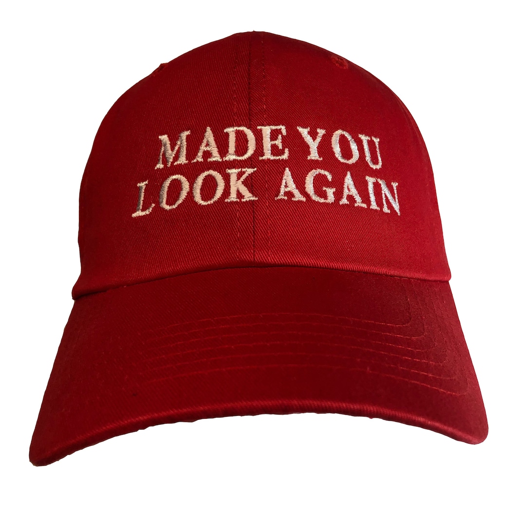 Made You Look Again - Ball Cap (various Colors With White Stitching) - Etsy