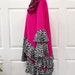 Fuschia and Animal Print Tunic Top - Etsy