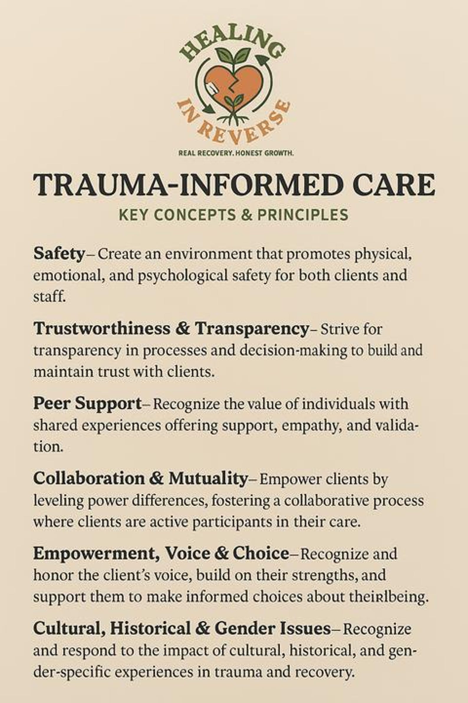 Trauma-informed Care Cheat Sheet, Printable Mental Health Resource ...