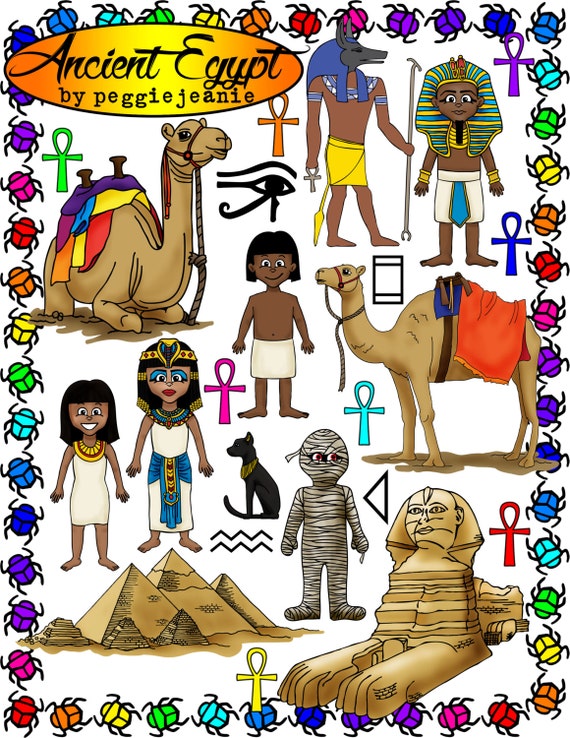 Ancient Egypt Clipart by Peggiejeanie - Etsy