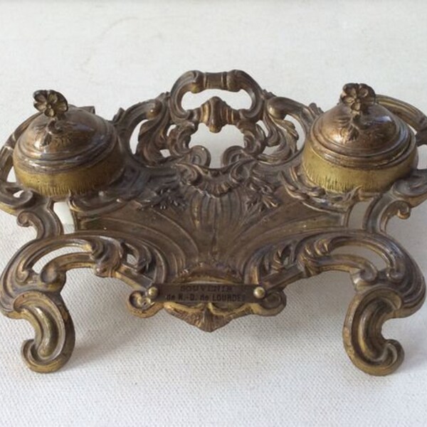 Brass Inkwells - Etsy