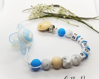 Personalized Pacifier clip Teether Toys Baby Gifts by SootherDream