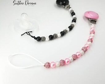 Personalized Pacifier clip Teether Toys Baby Gifts by SootherDream